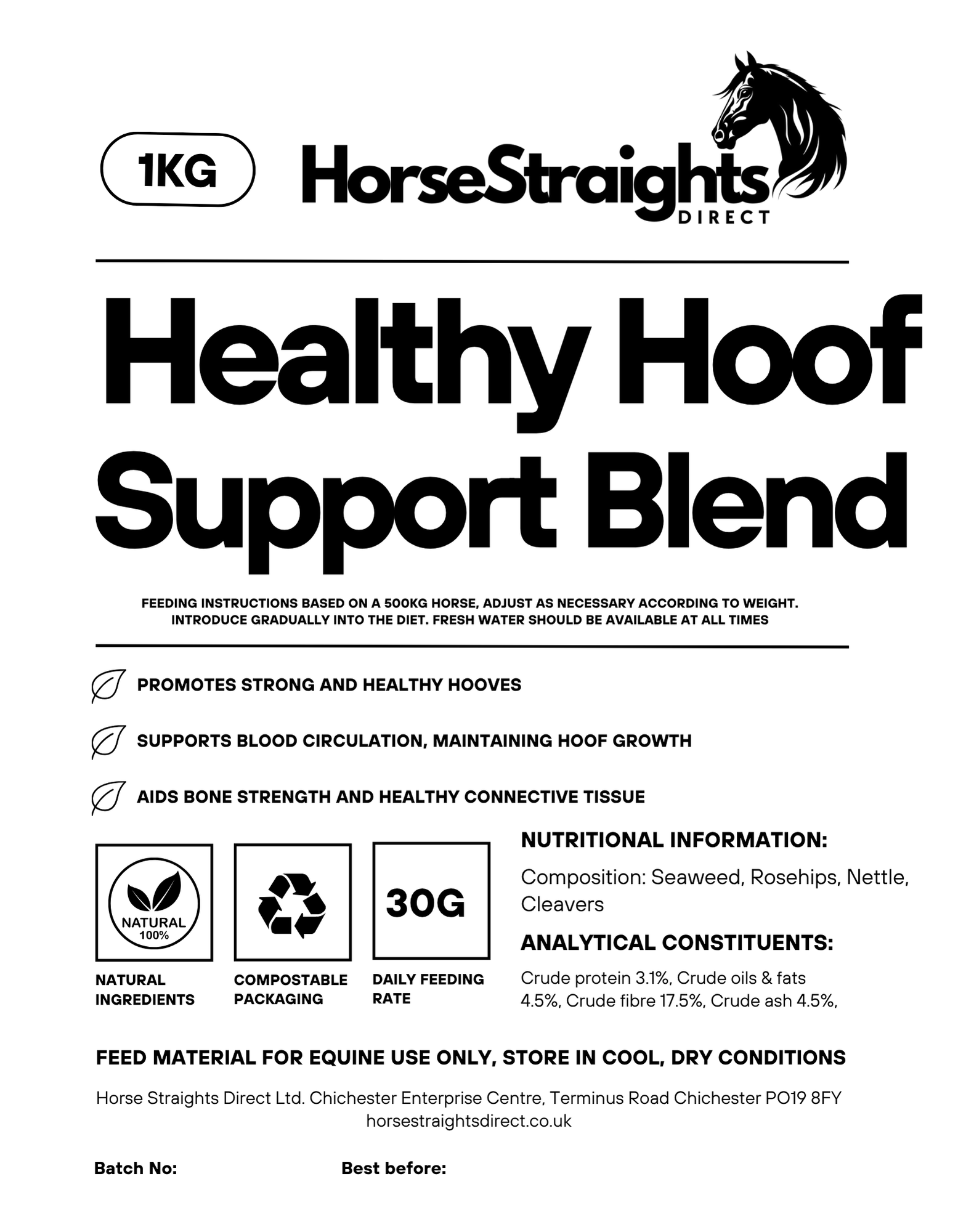 Healthy Hoof Support Blend – Carltons The Feed Merchants